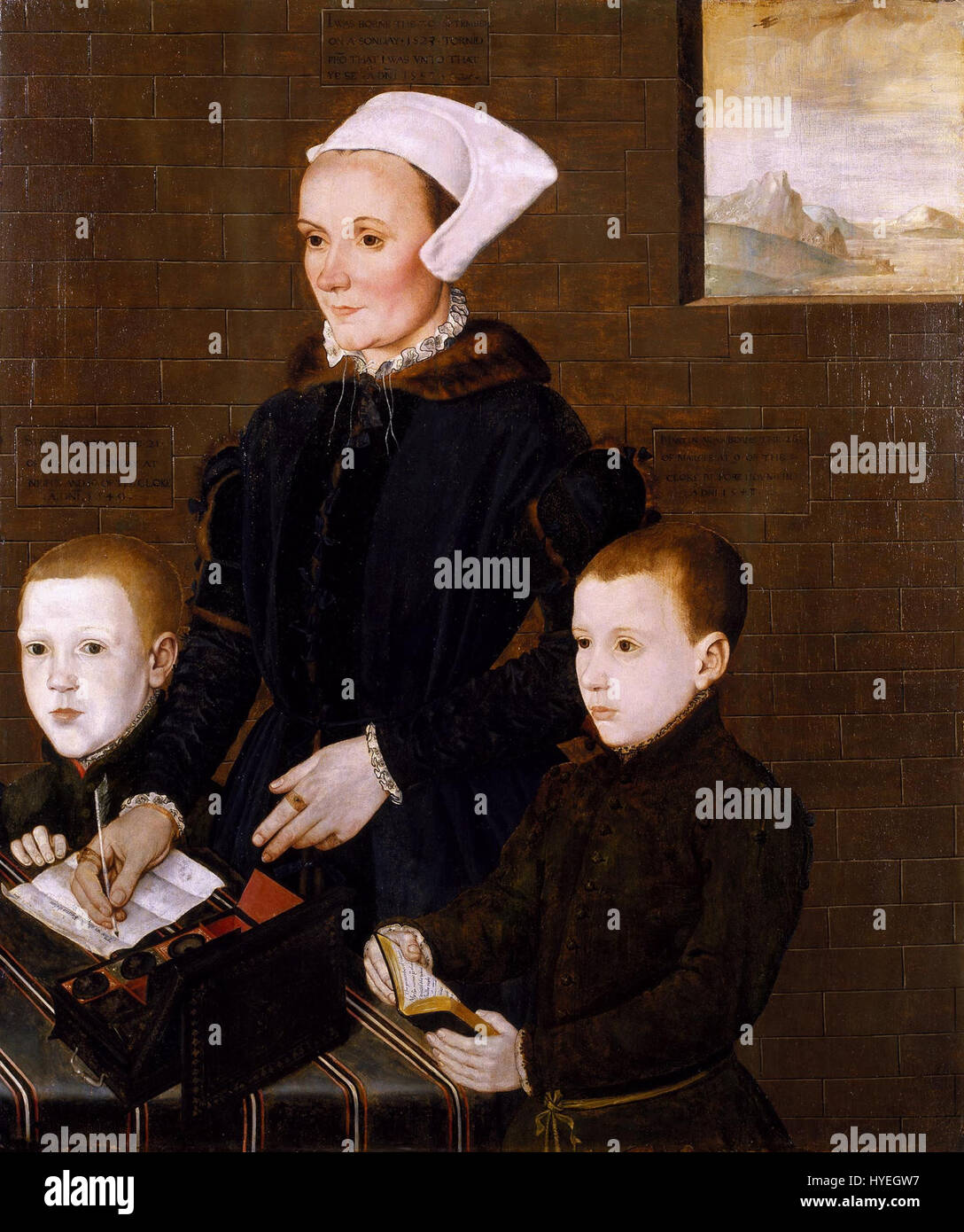 This painting by the English School portrays Lady Ingram with her two ...