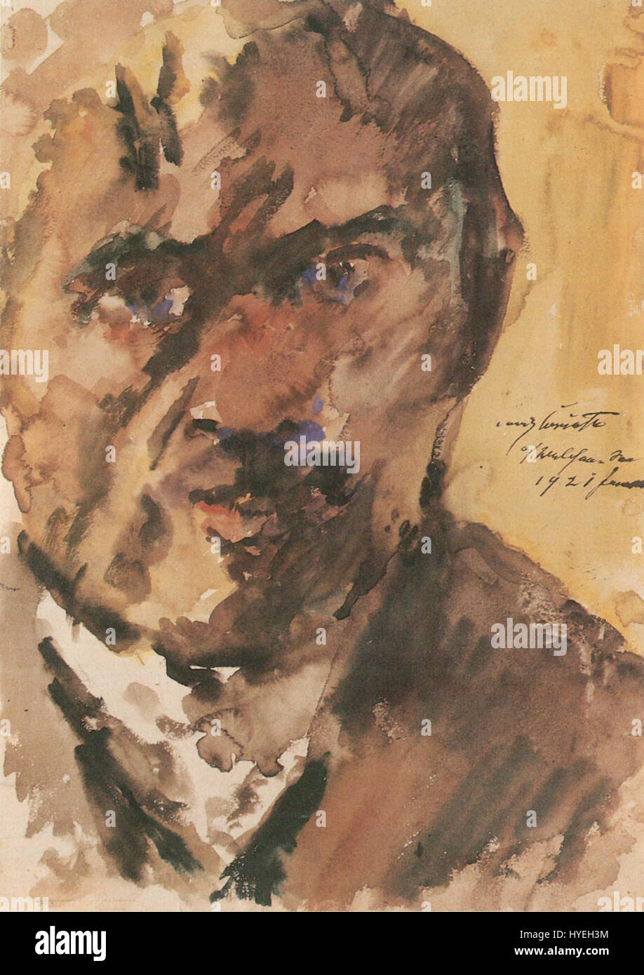 Lovis Corinth’s self-portrait from 1921 showcases his characteristic ...