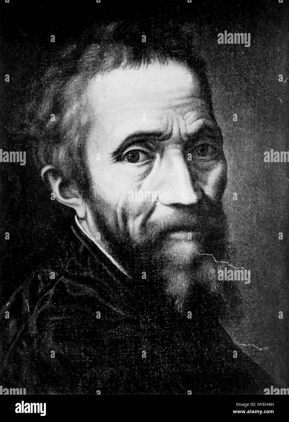 Portrait of michelangelo buonarroti hi-res stock photography and images ...