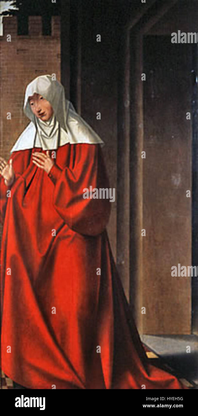 The 'Santa Isabel' scene from the Morrison Triptych, attributed to the ...