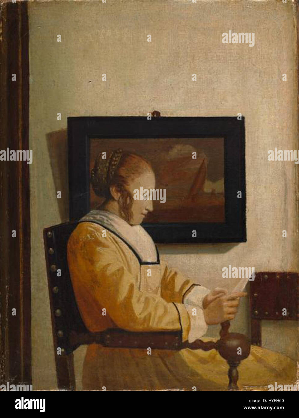 The 'Manner of Johannes Vermeer' refers to a piece of art created in ...