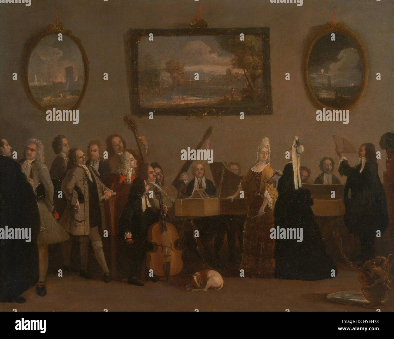 'Rehearsal of an Opera' by Marco Ricci showcases the vibrant energy of ...