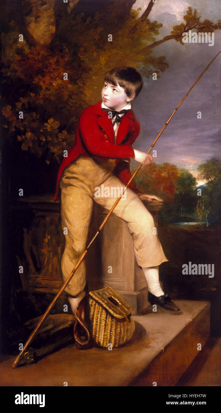 'Master Roger Mainwaring by Henry Thomson, RA' is a portrait of Roger ...