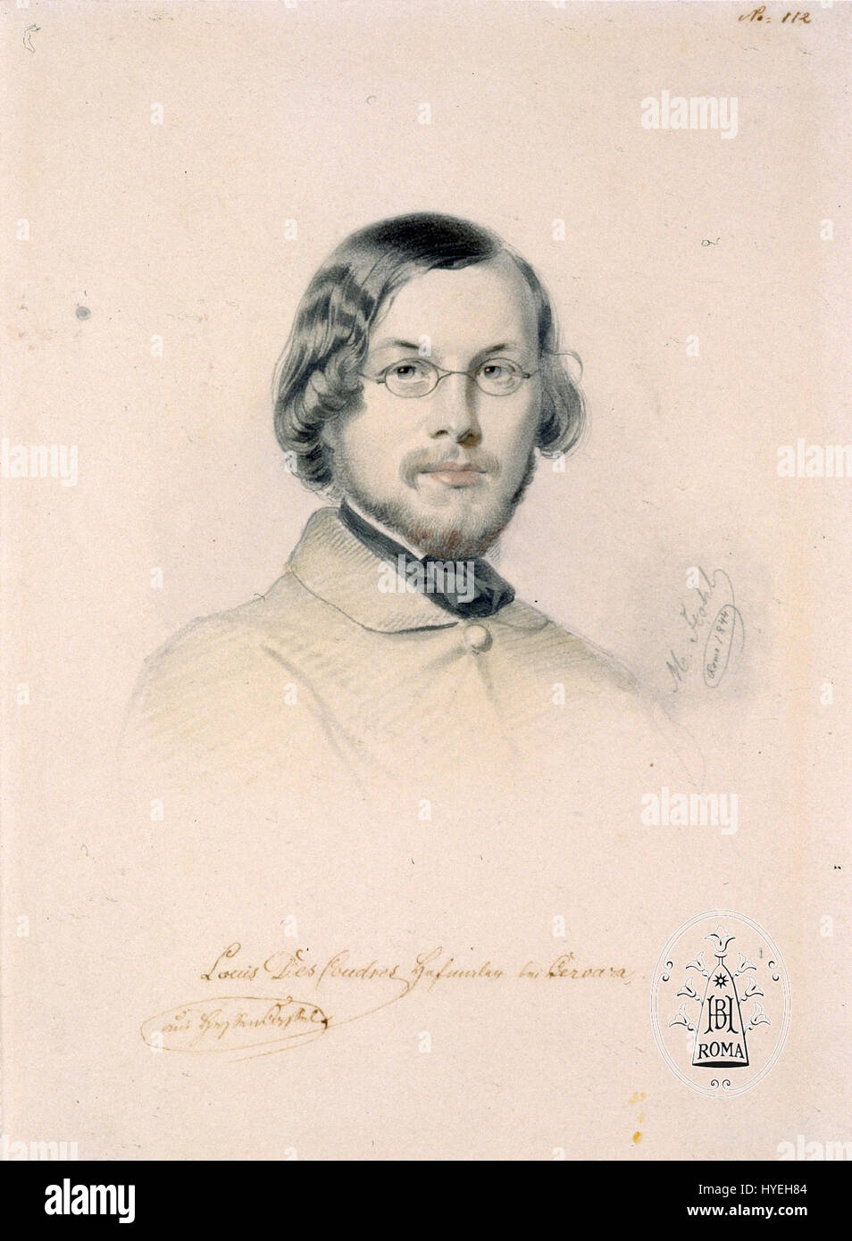 Michael Stohl Bildnis des Ludwig Des Coudres Stock Photo - Alamy