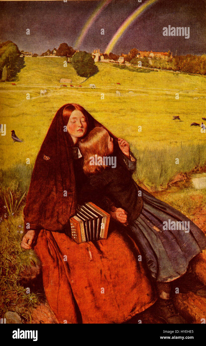 'Blind Girl' by John Everett Millais is a poignant 19th-century ...