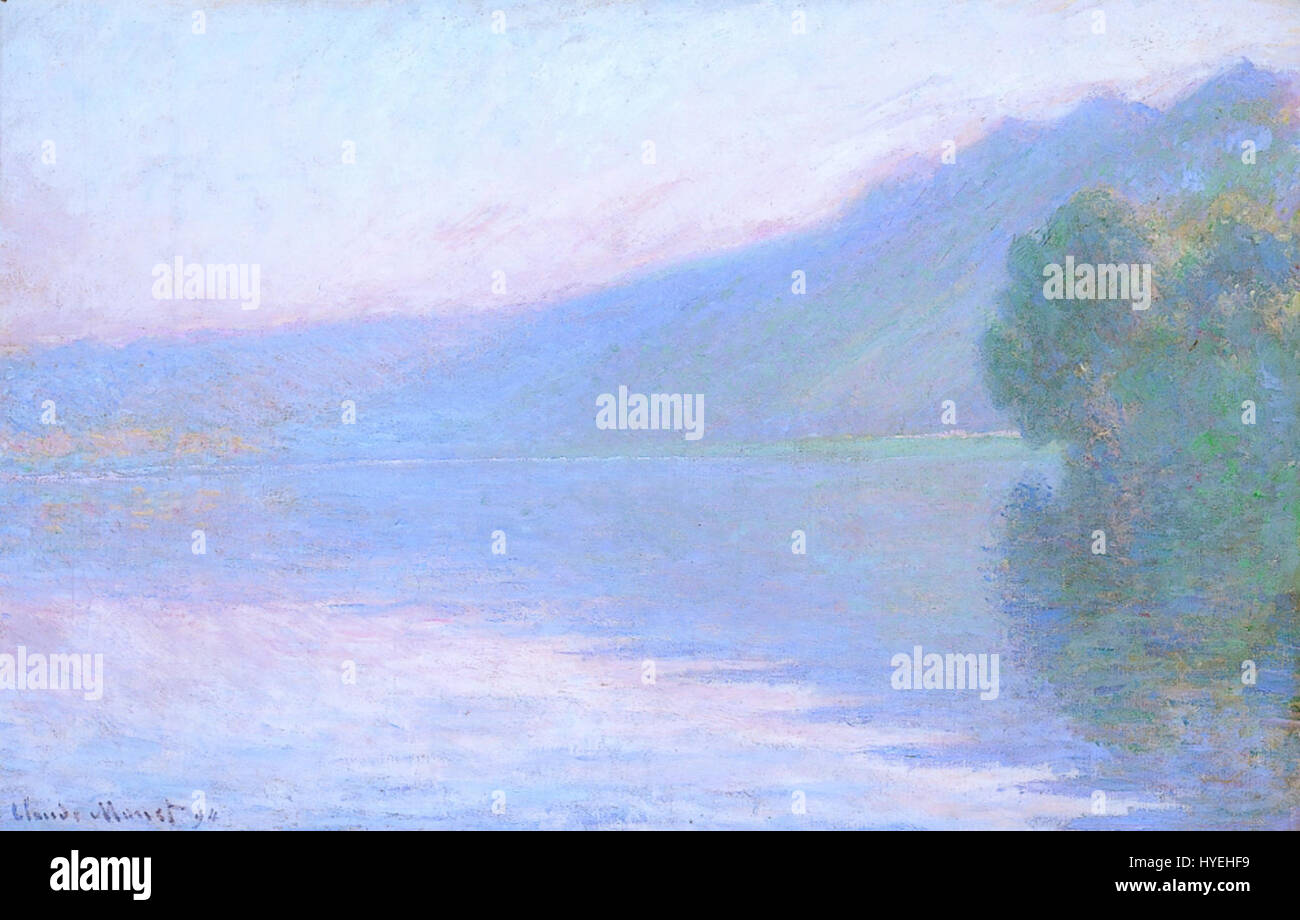 Claude Monet’s painting 'Seine at Rouen' depicts the River Seine as it ...