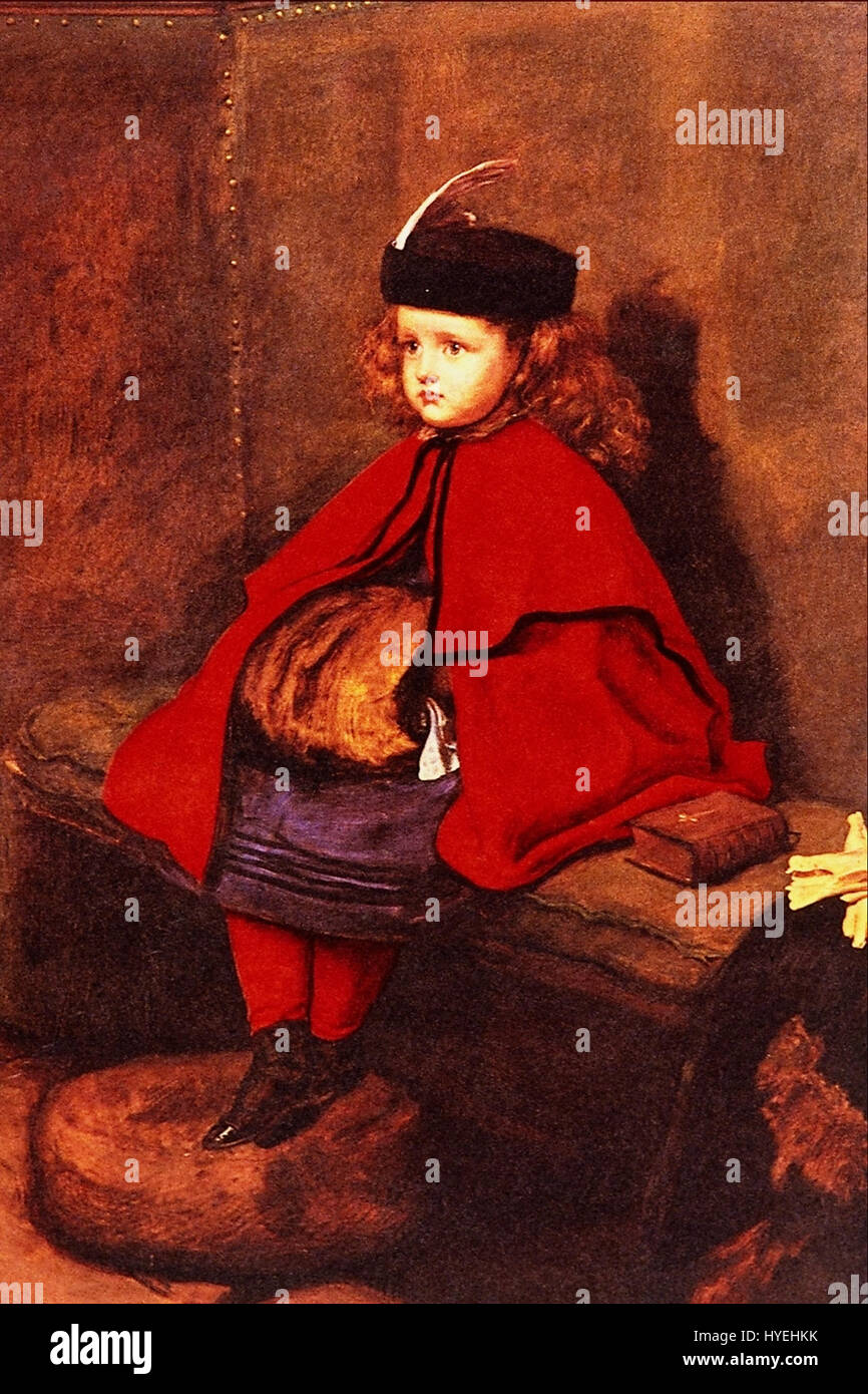 'My First Sermon' by Sir John Everett Millais portrays a young boy ...