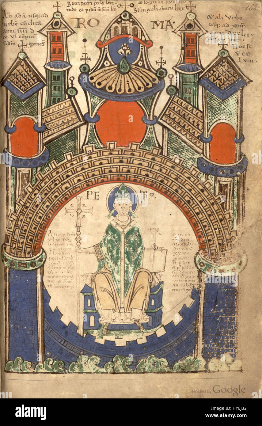 The Pape Liber Floridus is an illuminated manuscript from 1120 that ...