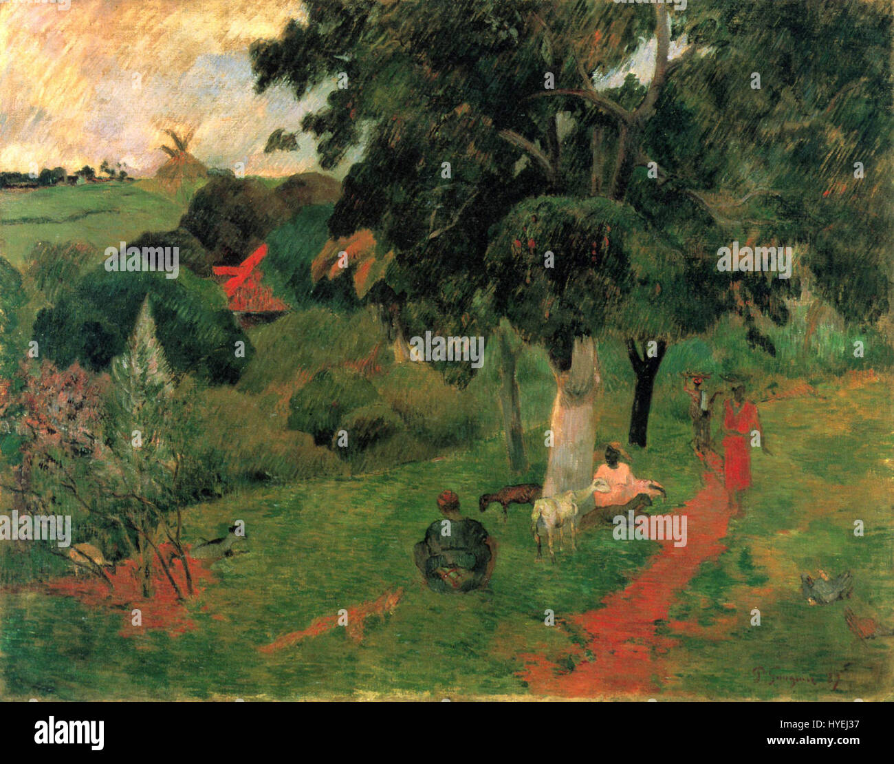 Paul Gauguin was a French post-impressionist artist who played a ...