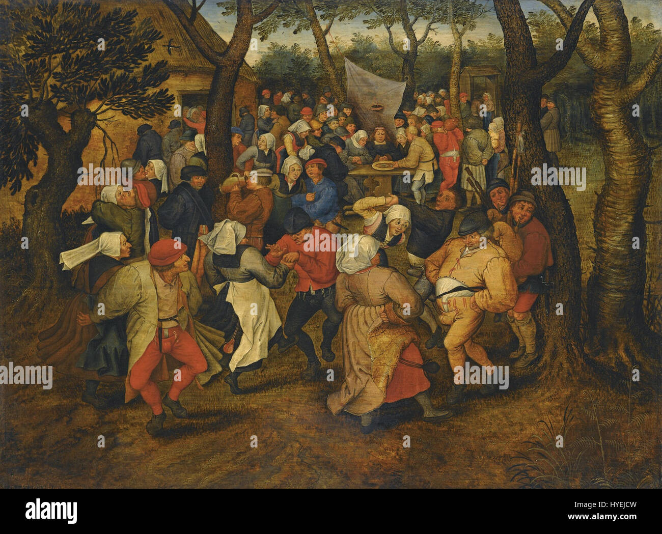 'De Bruiloft Dans' (The Wedding Dance) by Pieter Brueghel de Jonge from ...