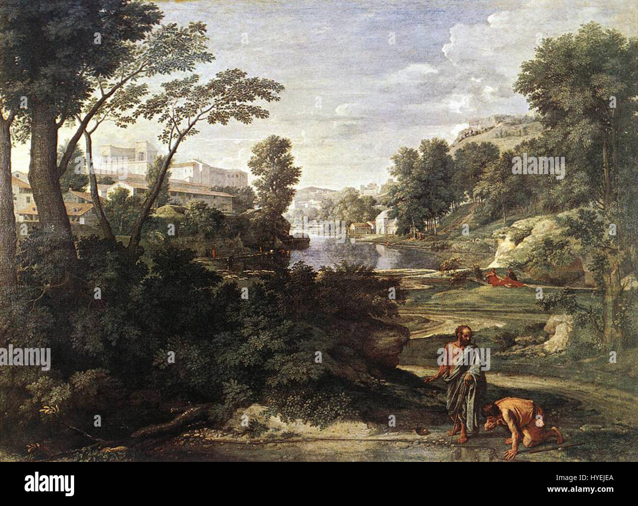 Poussin landscape philosopher hi-res stock photography and images - Alamy