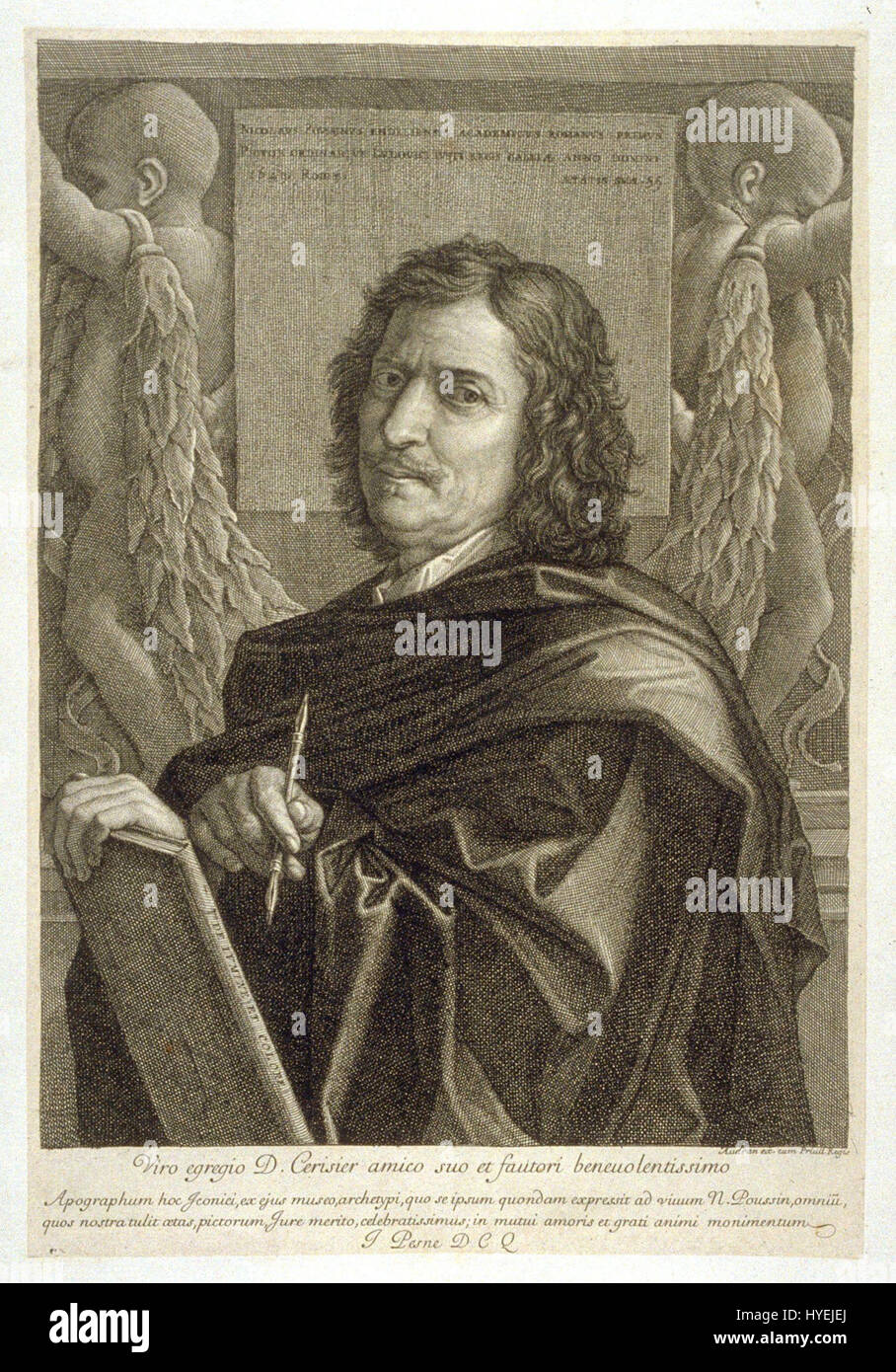 The Poussin self-portrait plate is a fine example of French artist ...