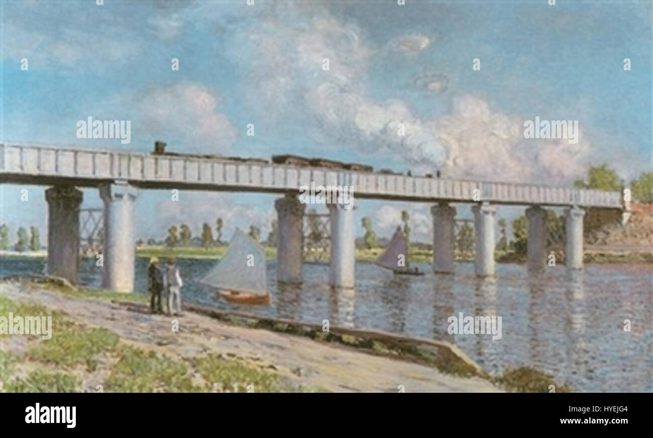Pont de chemin de fer monet hi-res stock photography and images - Alamy