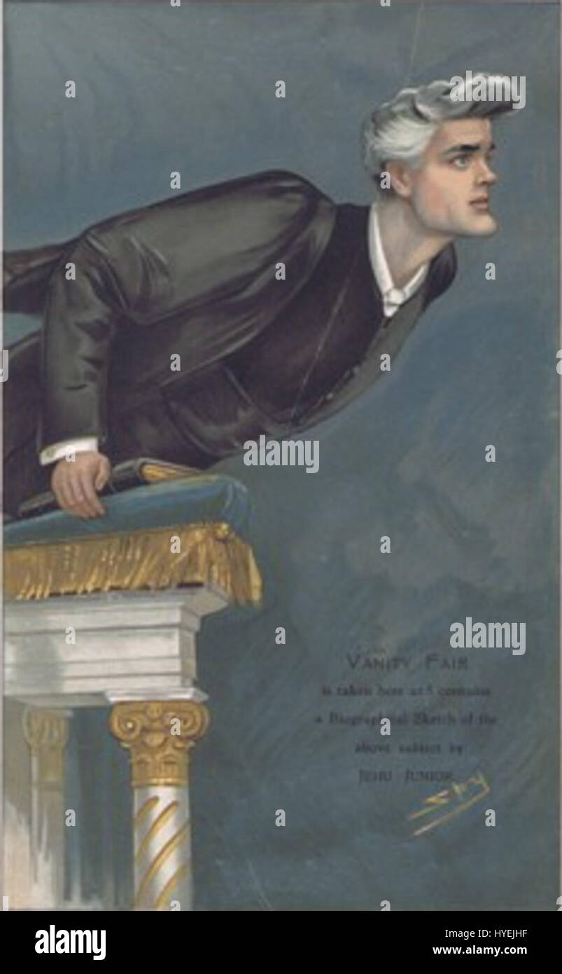 Reginald John Campbell, as depicted in Vanity Fair on November 24, 1904 ...