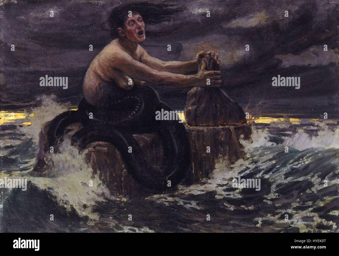 'Melna cuska' by Rozentals depicts a black cat, a symbolic figure in ...