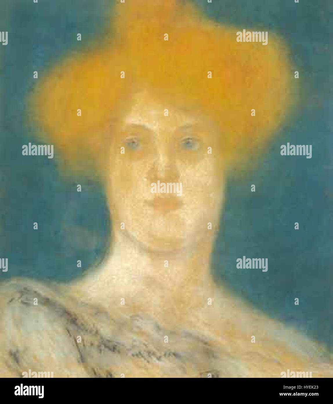 This painting by Hungarian artist Rippl-Rónai features a woman with ...