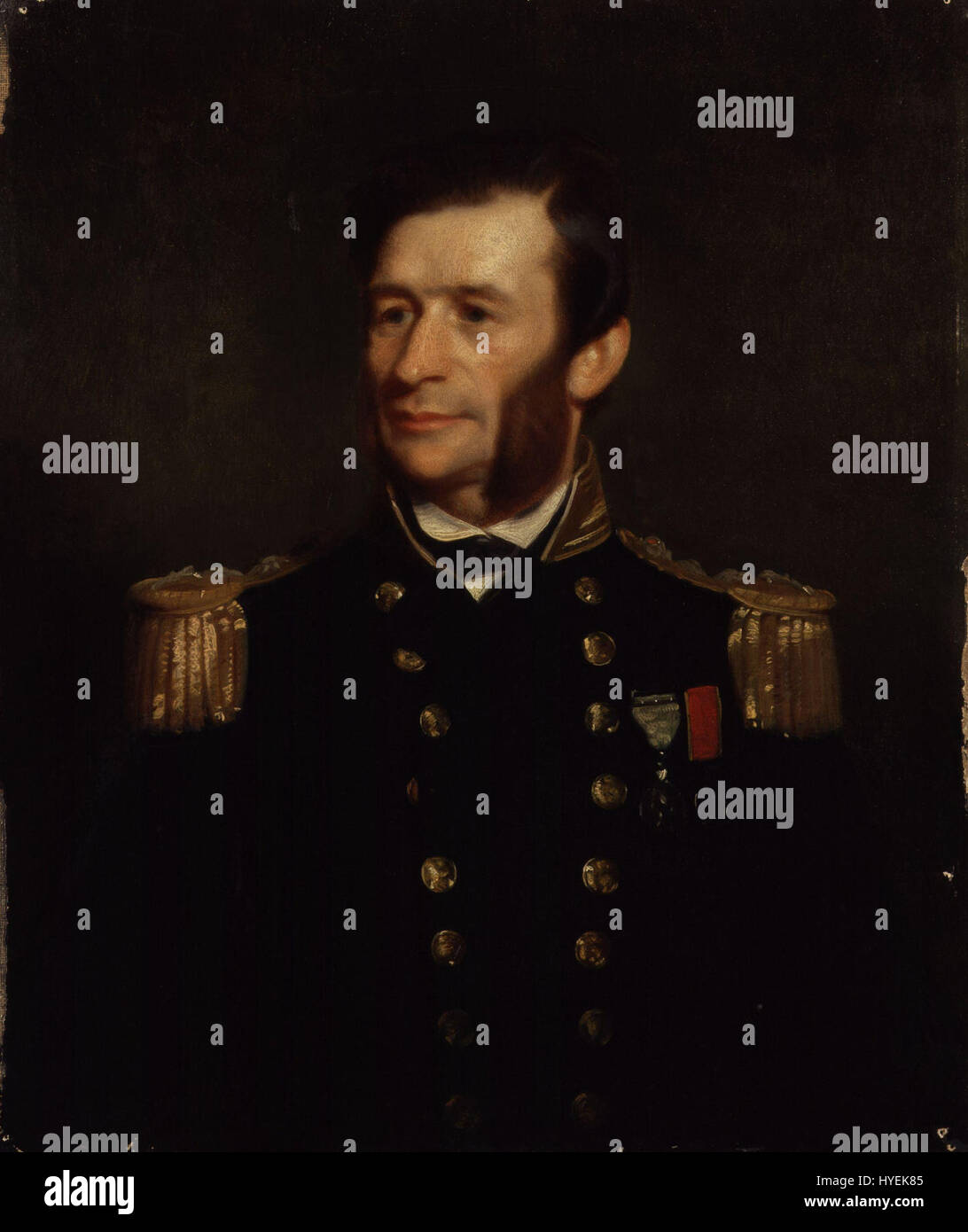 This portrait by Stephen Pearce captures Sir George Henry Richards, a ...