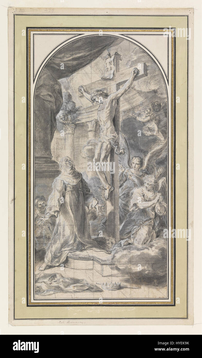Sebastiano Conca’s design features a dramatic vision of the Crucifixion ...