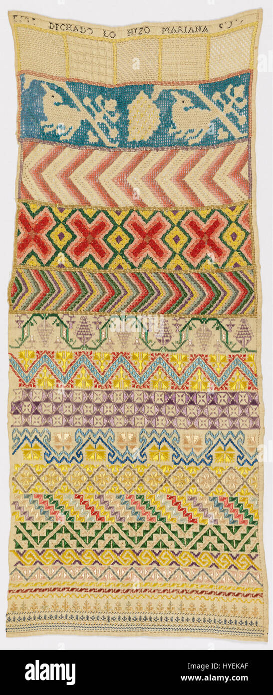 The Sampler (6848385) is a textile piece that may serve as an example ...