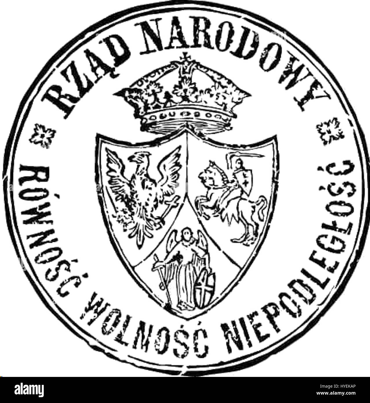 The Seal of the Polish National Government was used during the January ...