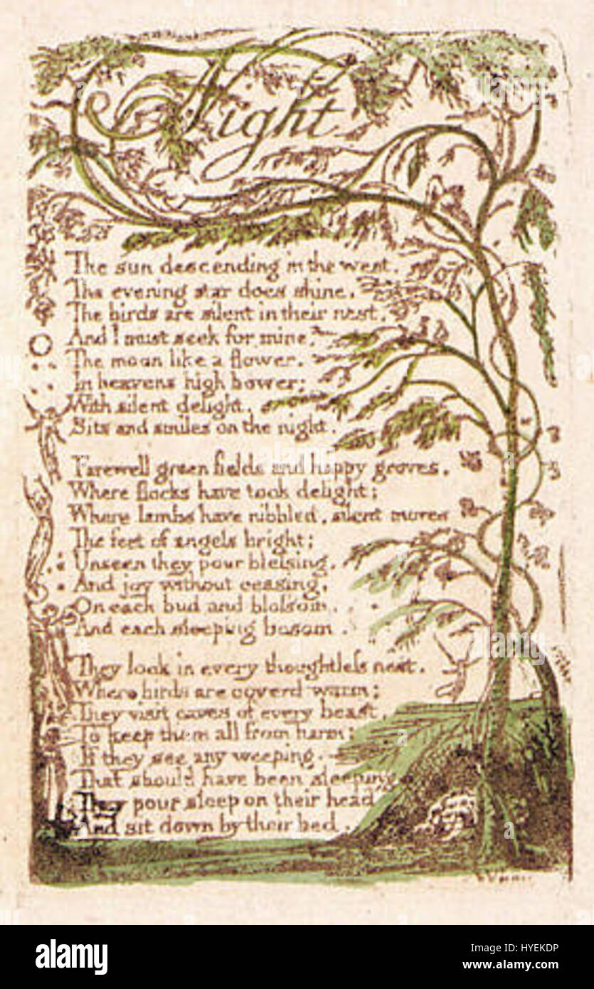 Songs of Innocence copy B is a renowned work by William Blake ...