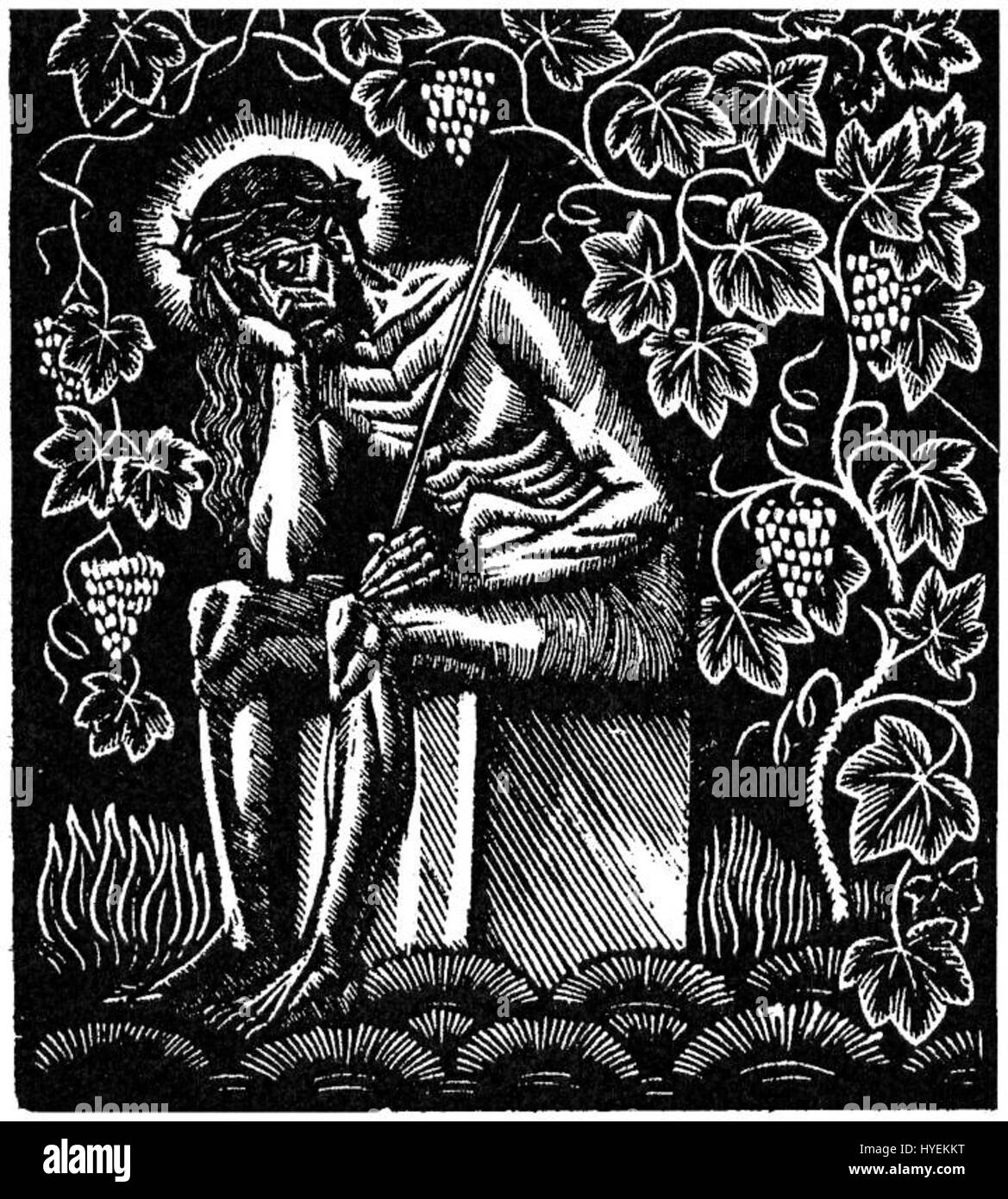 Pensive christ hi-res stock photography and images - Alamy