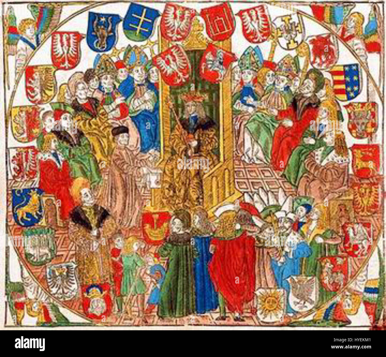 'Szlachta Herby' features a depiction of Polish noble coats of arms ...