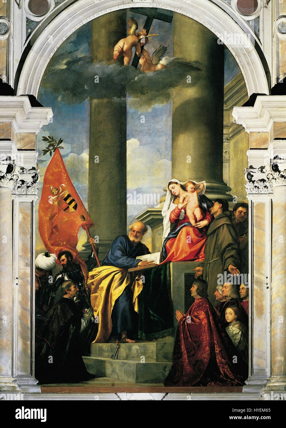 This painting by Titian (Tizian), titled '039', represents a typical ...