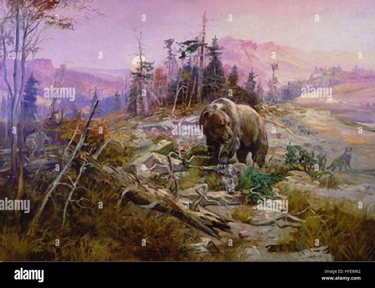 'To The Victor Belongs The Spoils' by Charles Marion Russell depicts a ...