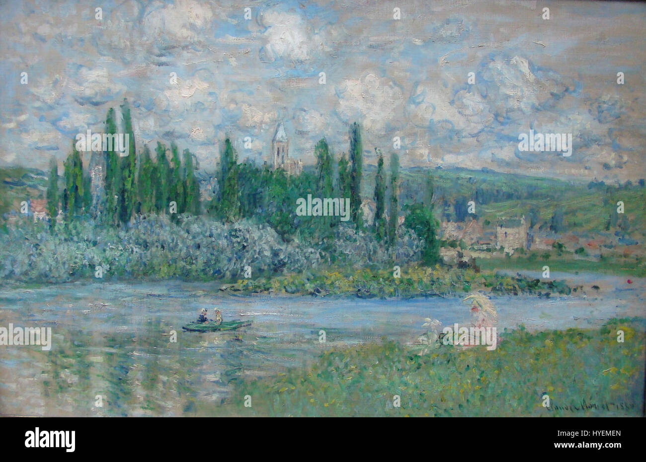 View of vetheuil claude monet hi-res stock photography and images - Alamy