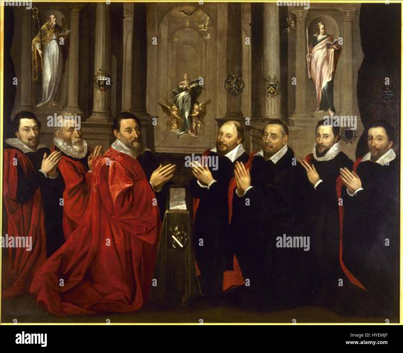 Georges Lallemant’s 'Echevins 1611' refers to a historical painting ...