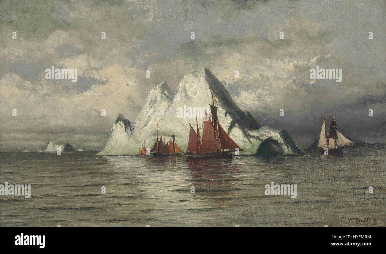 William bradford icebergs hi-res stock photography and images - Alamy