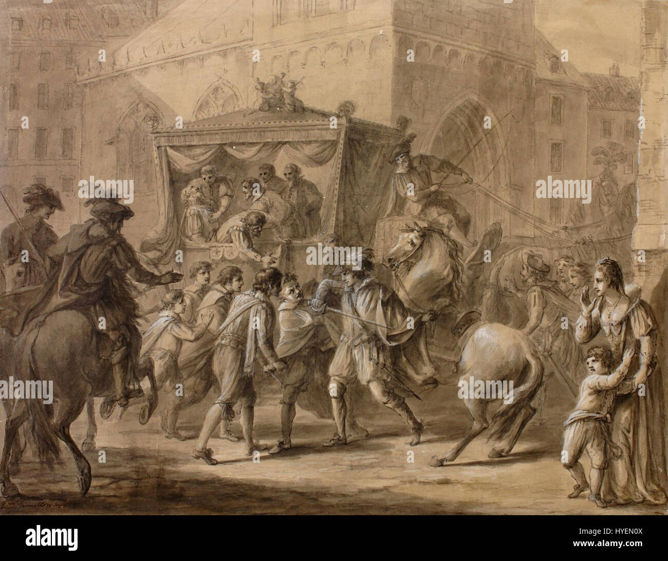 1610 assassination hi-res stock photography and images - Alamy