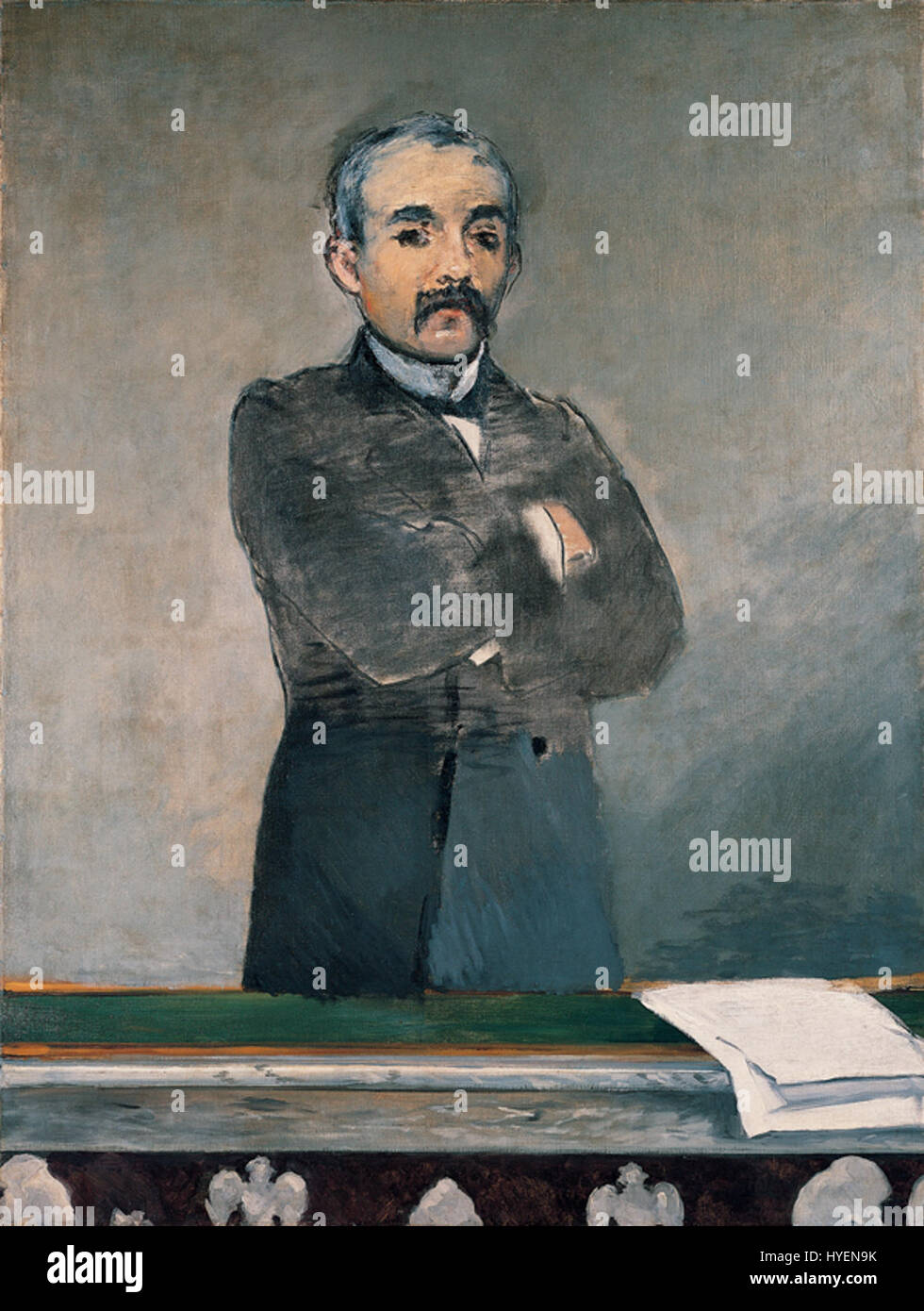 This portrait of Georges Clemenceau, created by the artist in the early ...