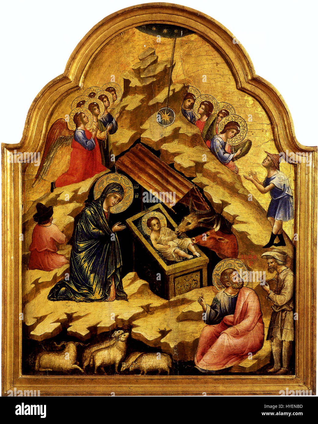 Lorenzo Veneziano's 'Nativity' painted in 1356 is housed in the ...