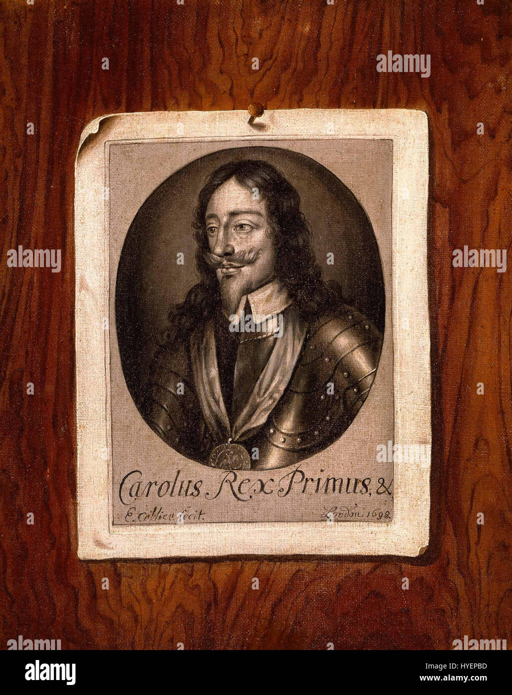 This portrait of King Charles I, painted by Edward Collier, depicts the ...