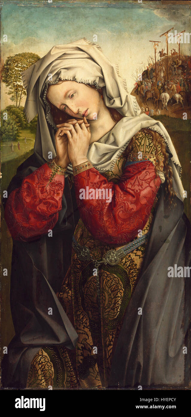 'The Mourning Mary Magdalene' by Colijn de Coter is a Renaissance-era ...