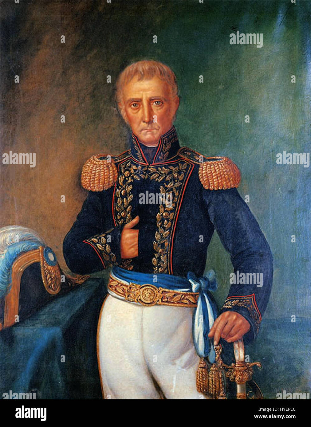 Cornelio Saavedra 1810 Stock Photo - Alamy