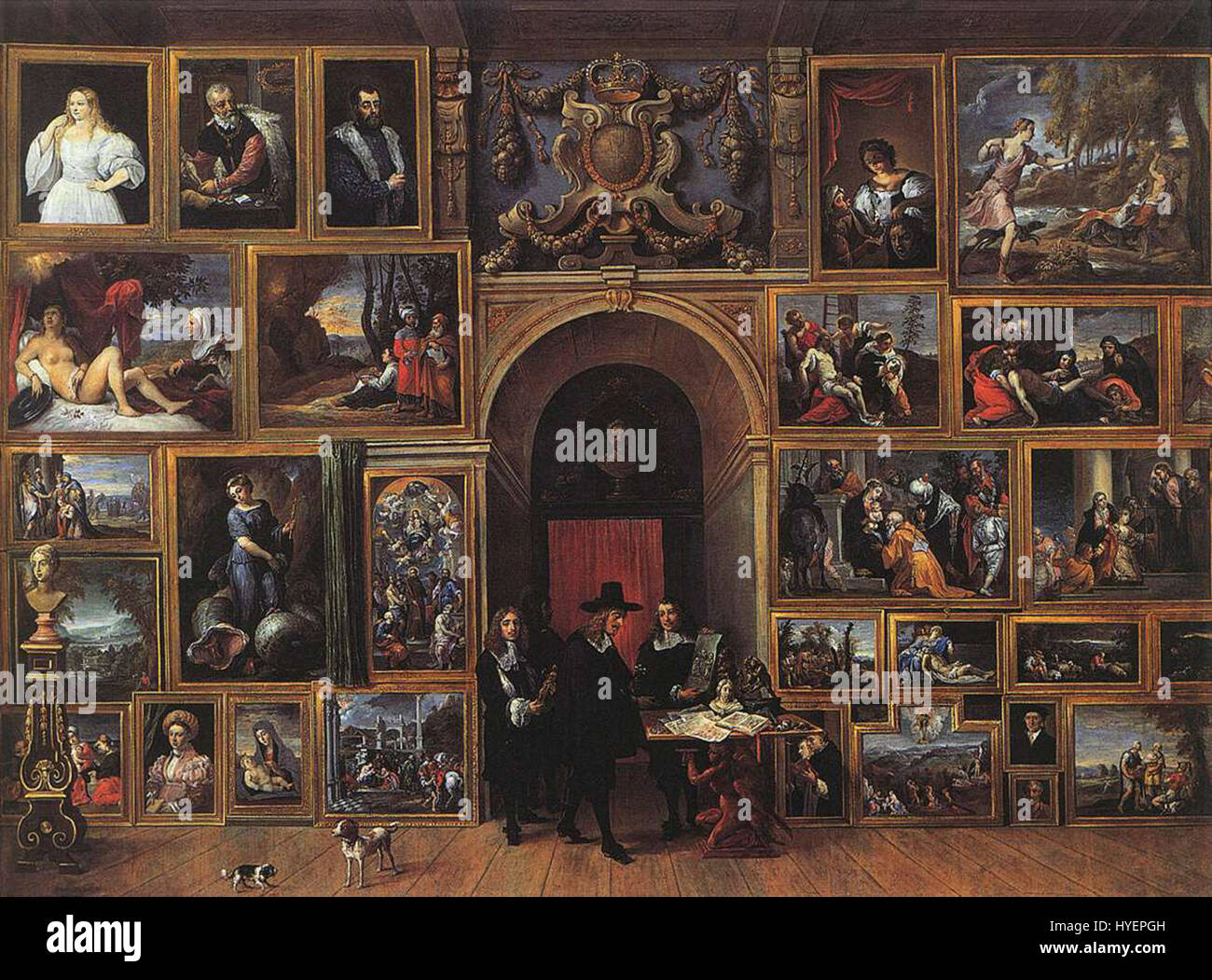 This painting by David Teniers II depicts Archduke Leopold Wilhelm of ...