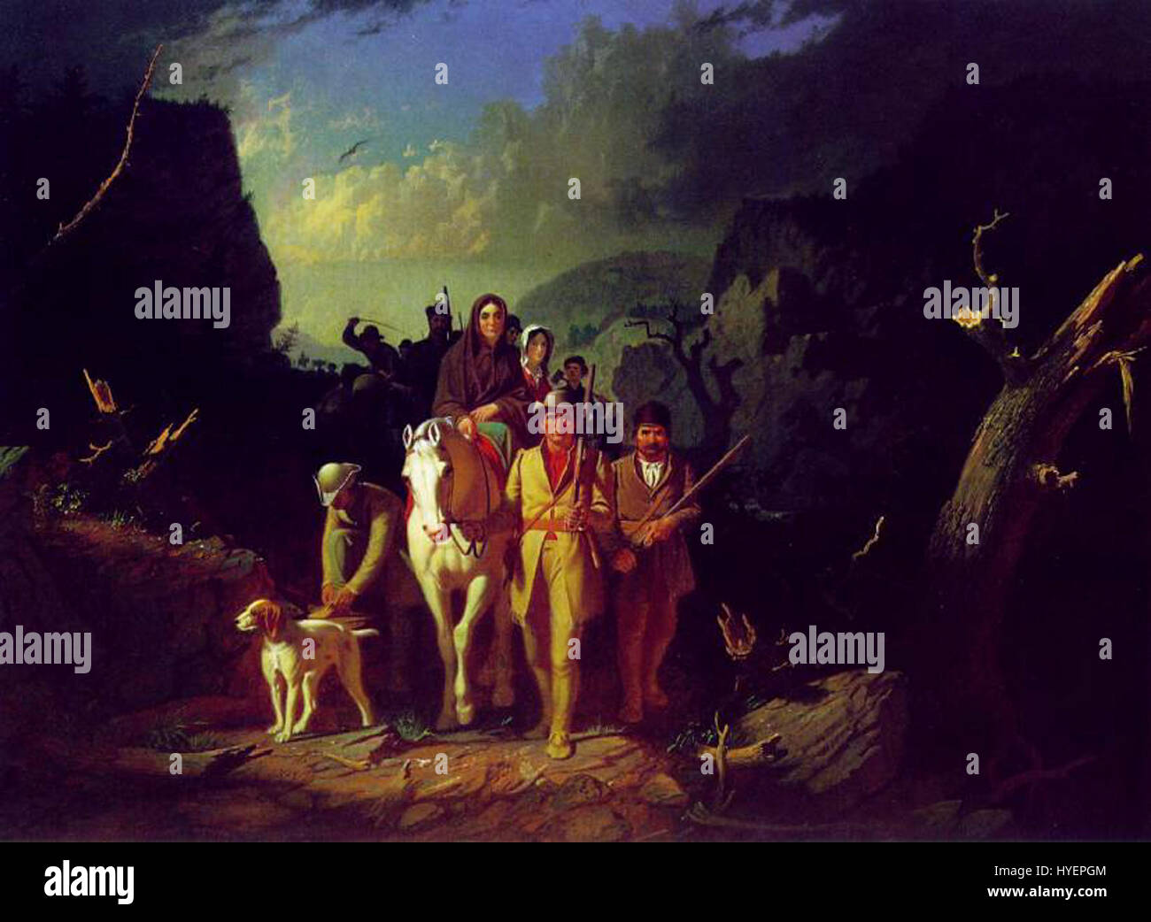 'Boone Cumberland' is a historical artwork depicting the legendary ...