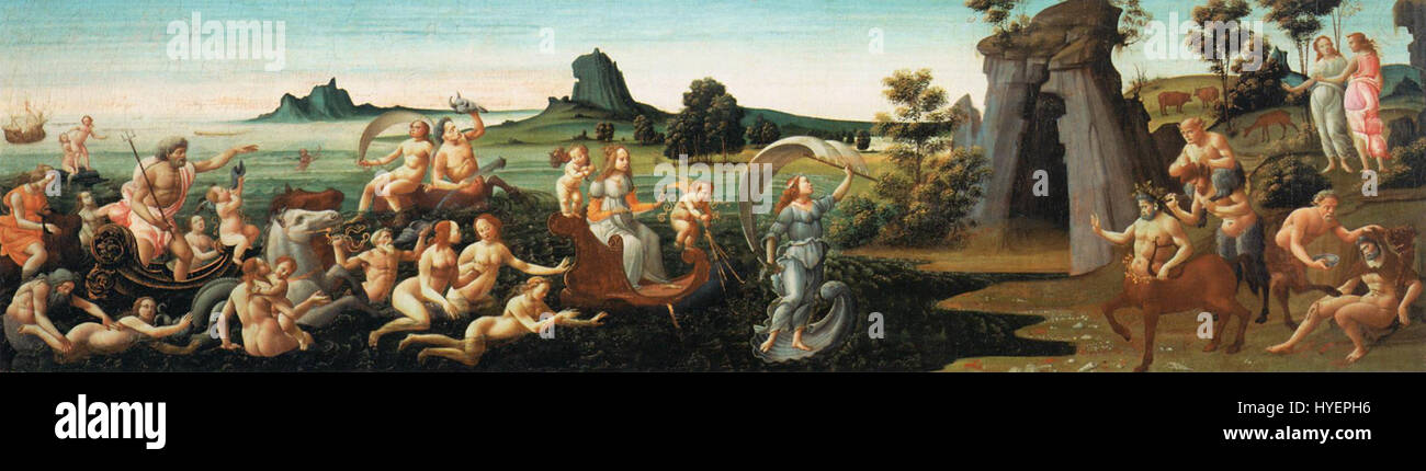 Bartolomeo Di Giovanni's 'Procession of Thetis' portrays the ...