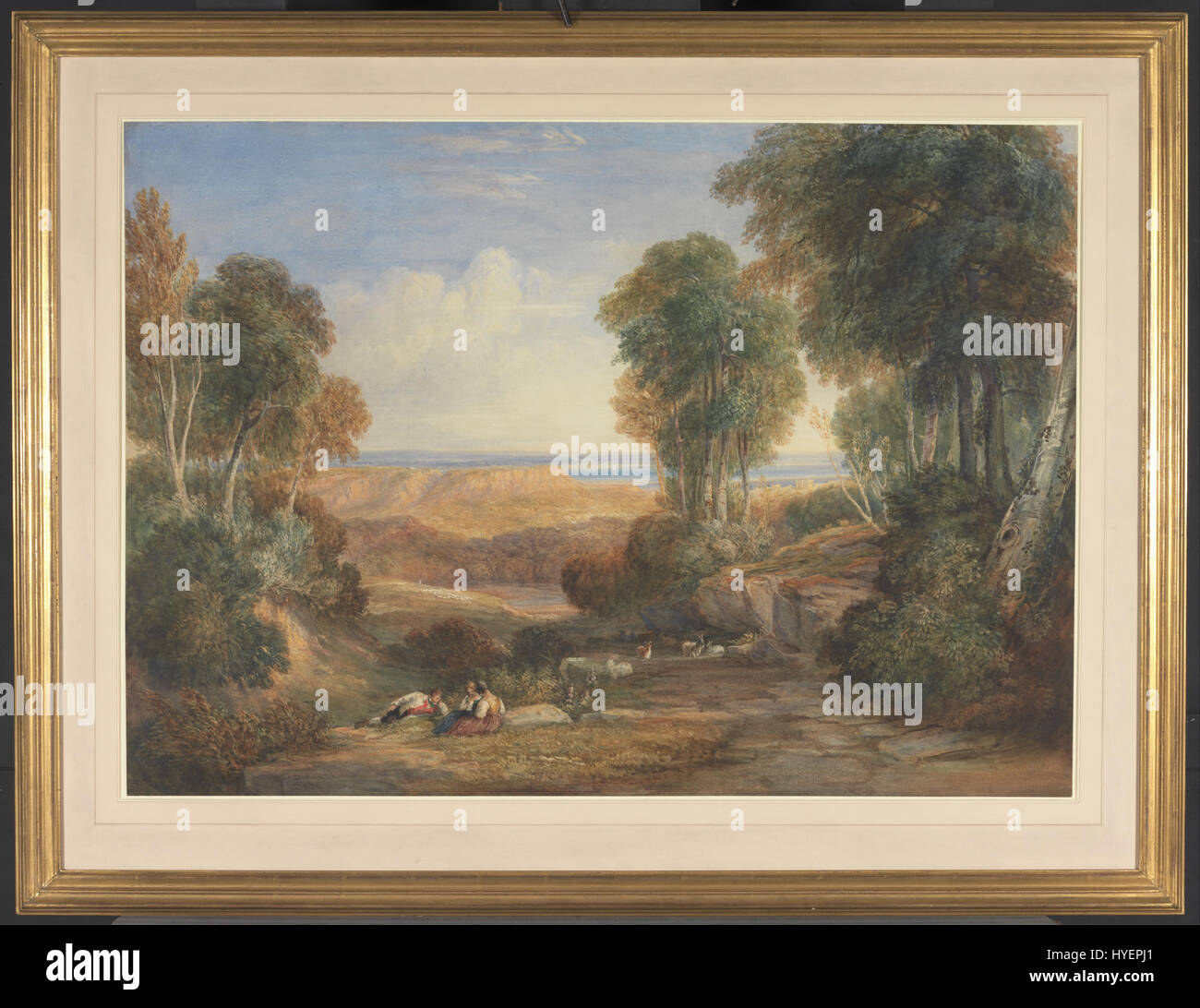 David Cox's landscape painting captures the serene confluence of the ...