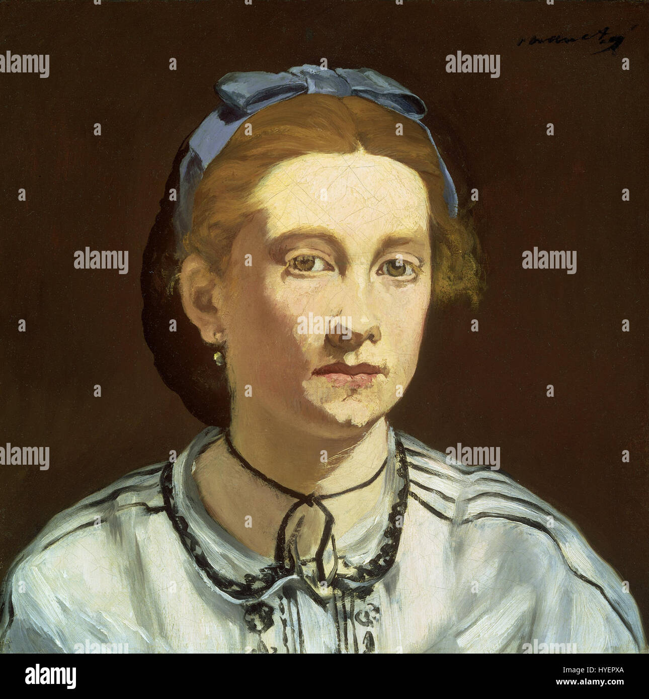 Edouard Manet's iconic painting of Victorine Meurent, a French artist ...
