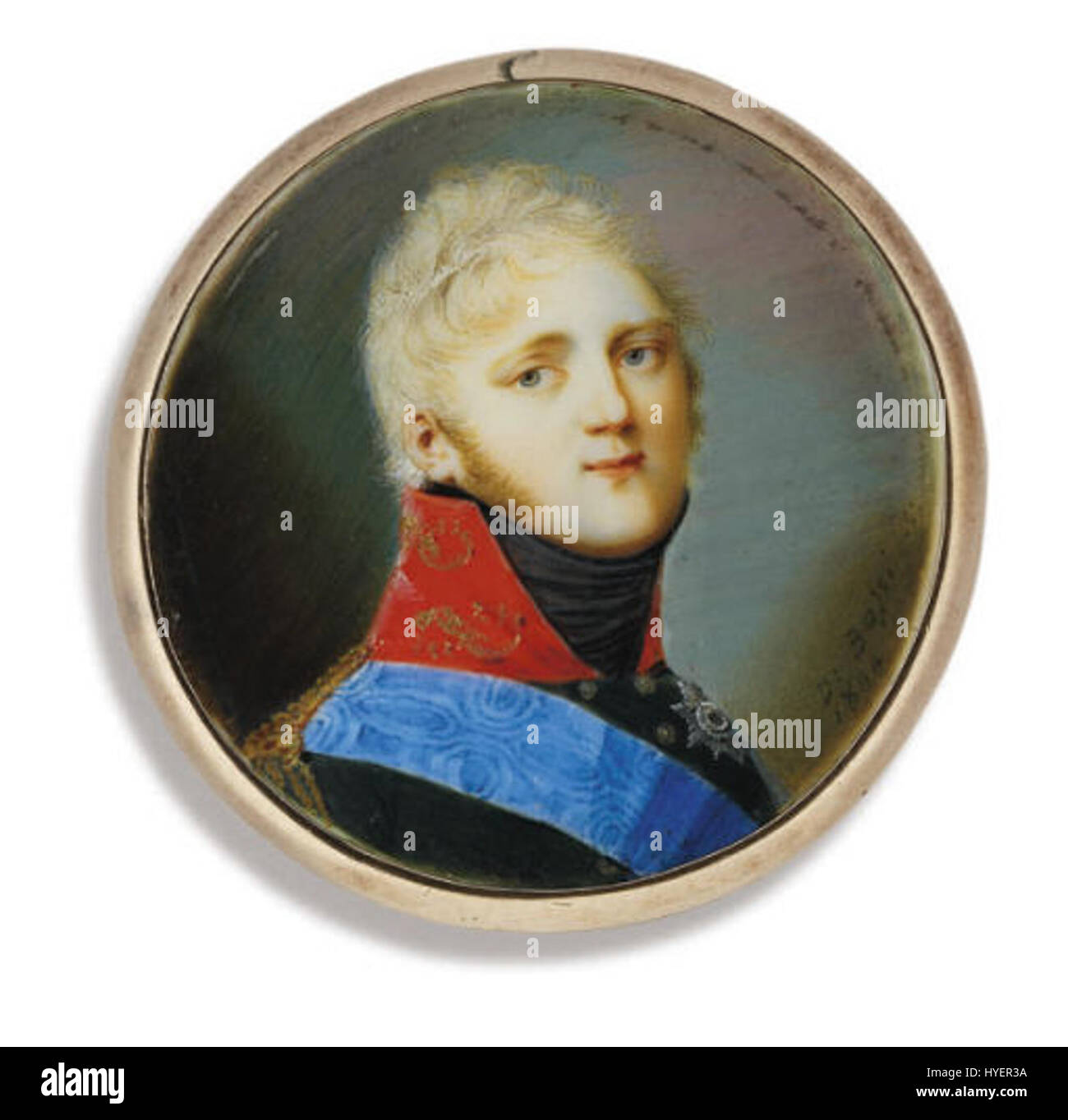 The portrait of Alexander I by D. Bossi presents the Russian Emperor in ...