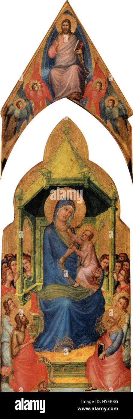 Sketch for an enthroned virgin and child hi-res stock photography and images - Alamy