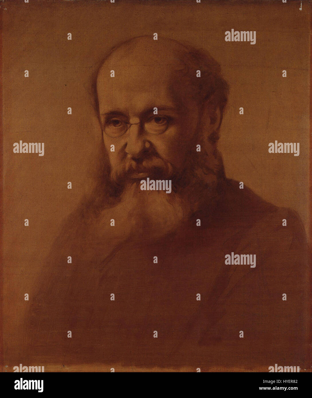 Anthony Trollope by Samuel Laurence Stock Photo - Alamy