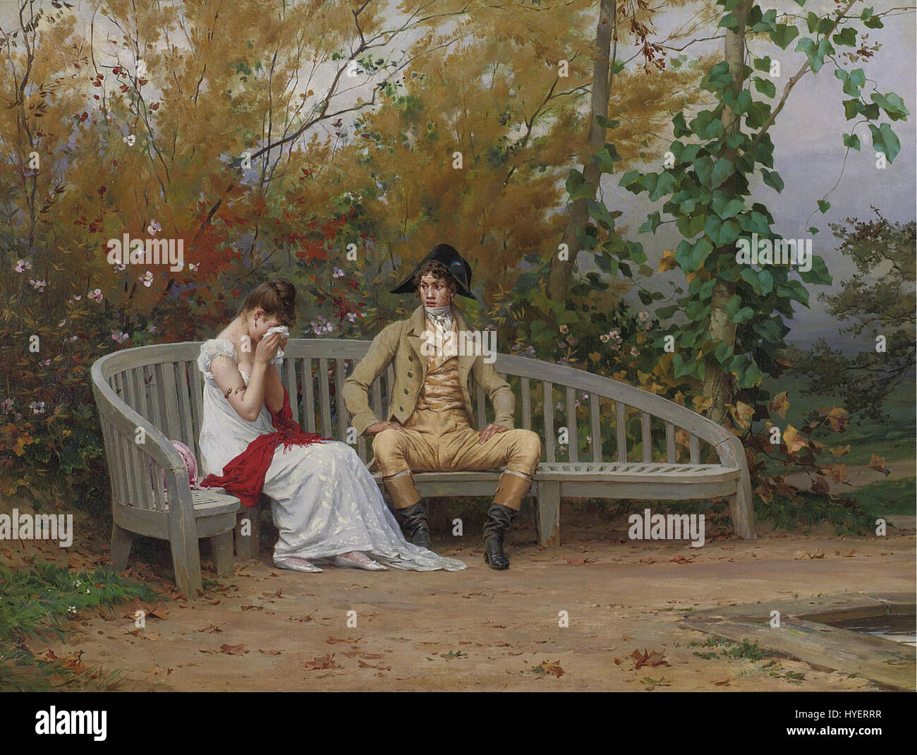 'Un adieu poignant' by Frederik Hendrik Kaemmerer is a poignant scene ...