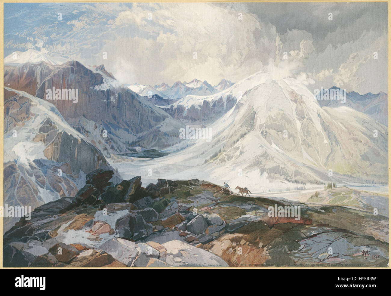 'The Mosquito Trail, Rocky Mountains of Colorado, Elevation 12,000 Feet ...