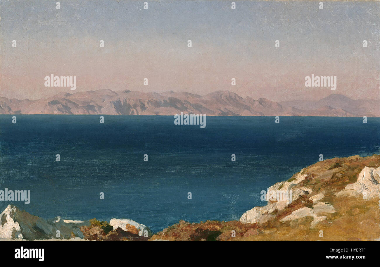 'The Isle of Chios' by Frederic Leighton depicts the dramatic moment ...