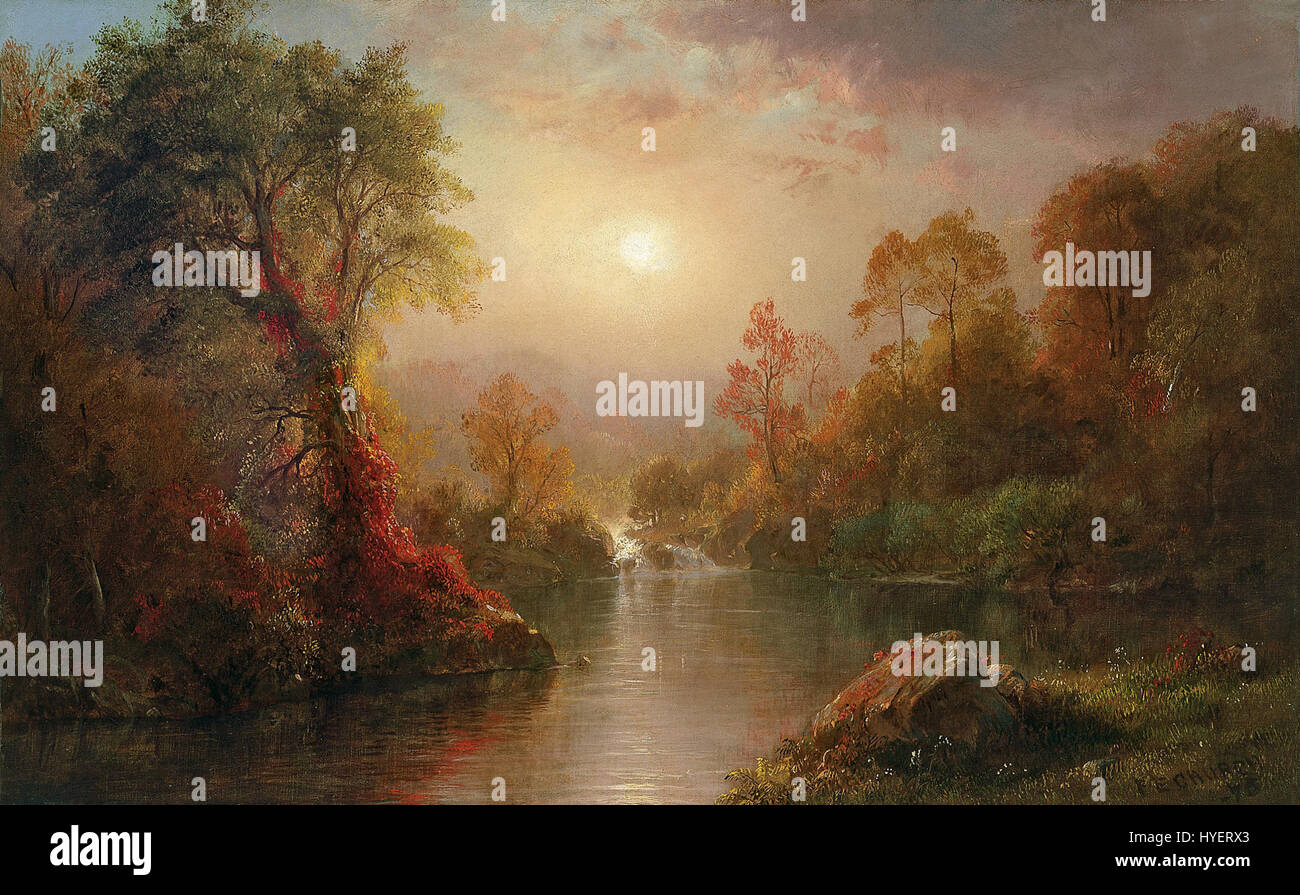 Frederic Edwin Church Autumn Stock Photo - Alamy